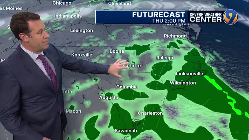 Tuesday Morning's Forecast with Meteorologist Keith Monday
