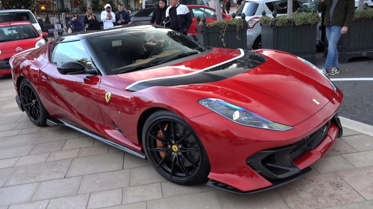 Nouvelle Ferrari 812 Competizione Aperta et une RARE Porsche Carrera GT ...