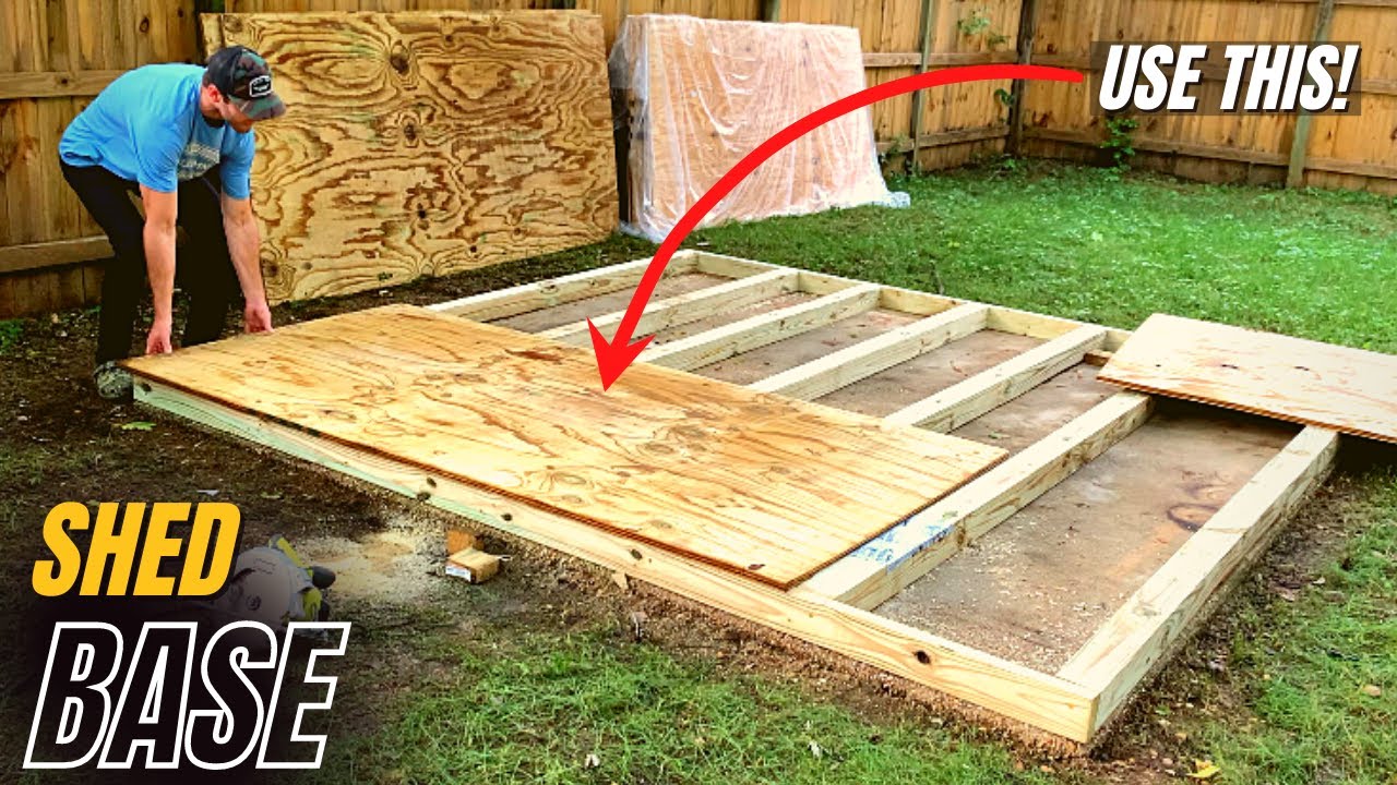 Building a Shed Base from Scratch Made Easy