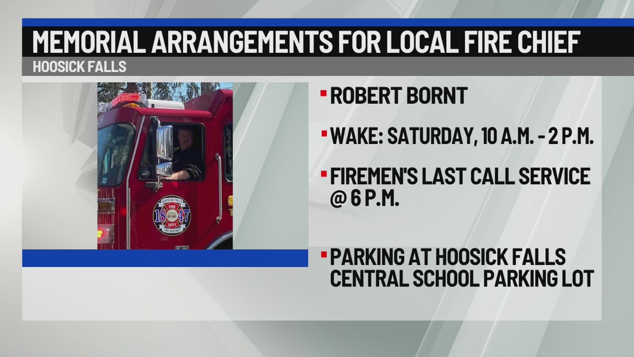 Memorial arrangements set for local fire chief