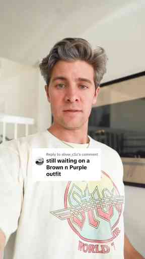 Complementary Color Outfit Ideas: Brown and Purple