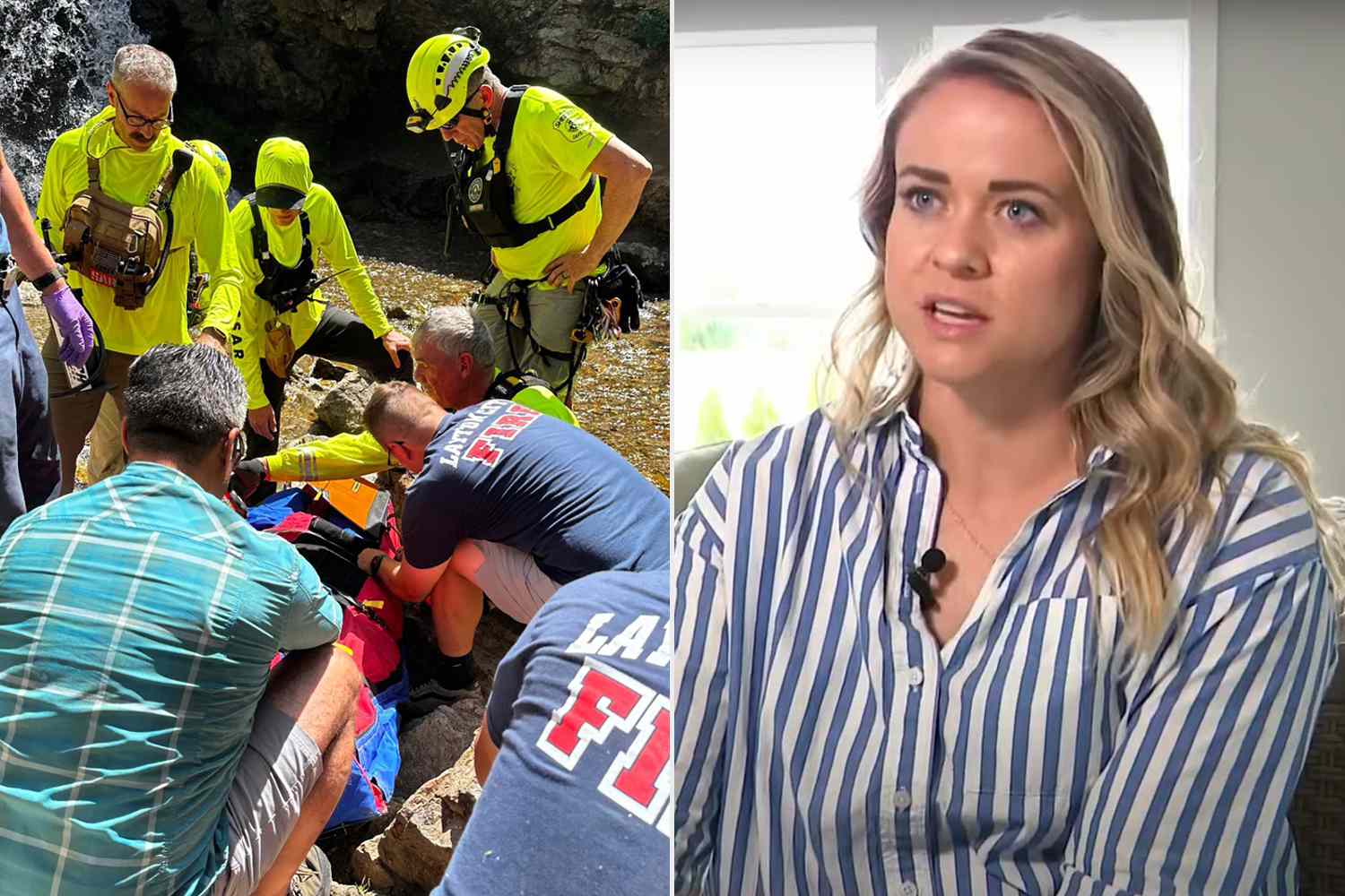 Grandfather Is Rescued by School Nurse After Falling 20-Feet Over a ...