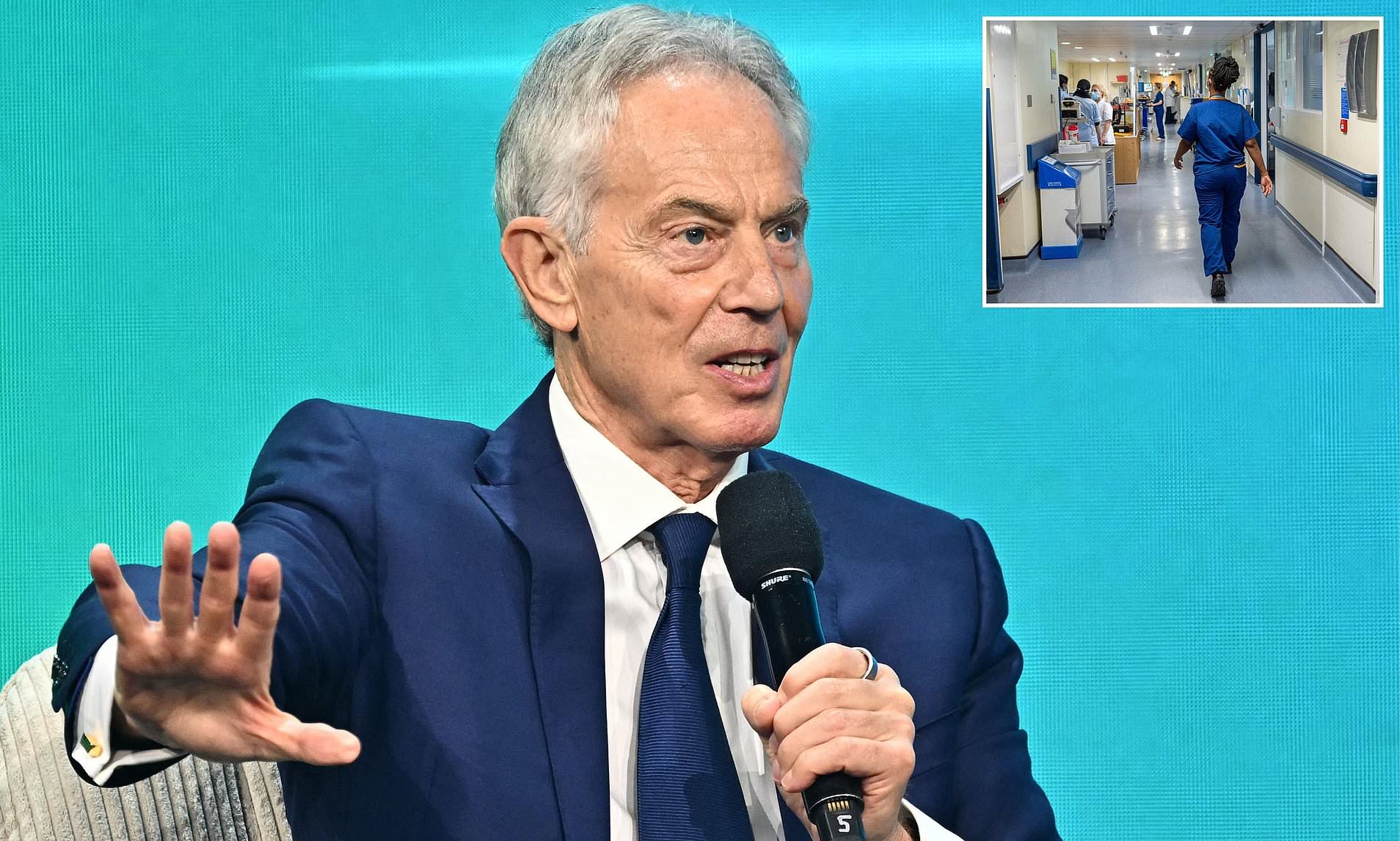 Robo-doc will see you now: Tony Blair backs AI medics and nurses for ...