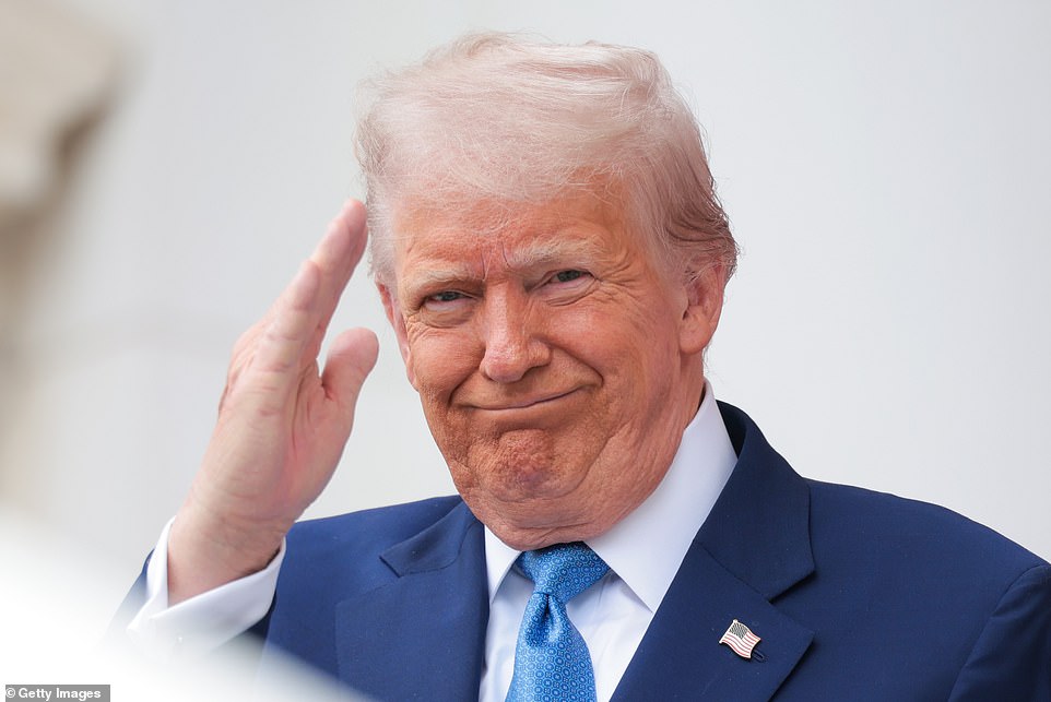 New Presidential portrait of Donald Trump revealed by White House