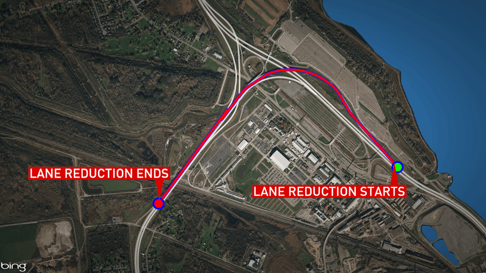 Traffic Alert: Lane Reduction for State Route 695 Southbound