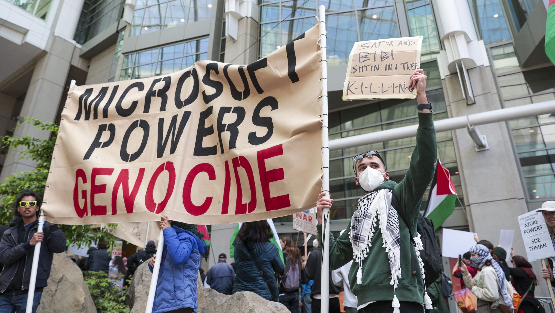 Microsoft shareholders demand report into the company's 'human rights ...