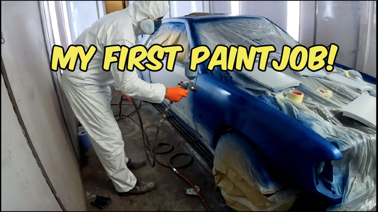 The BisMerc is Stripped and Its First Coat of New Paint! Mercedes W124
