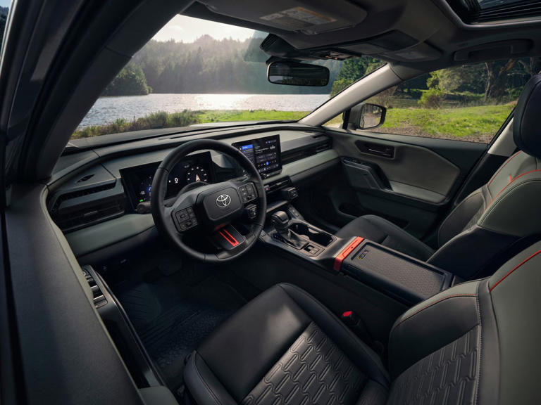 View interior photos of the 2026 Toyota RAV4 Hybrid