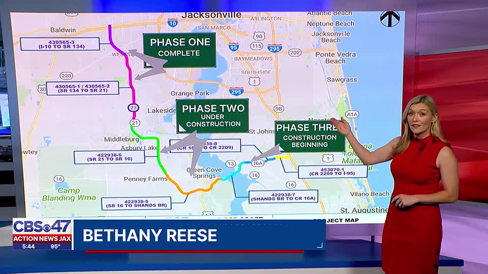 First Coast Expressway still on track to fully open in 2030, FDOT says