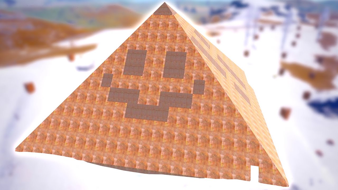 Raiding a Unique Great Pyramid Base Made of 100,000 Metal Fragments!