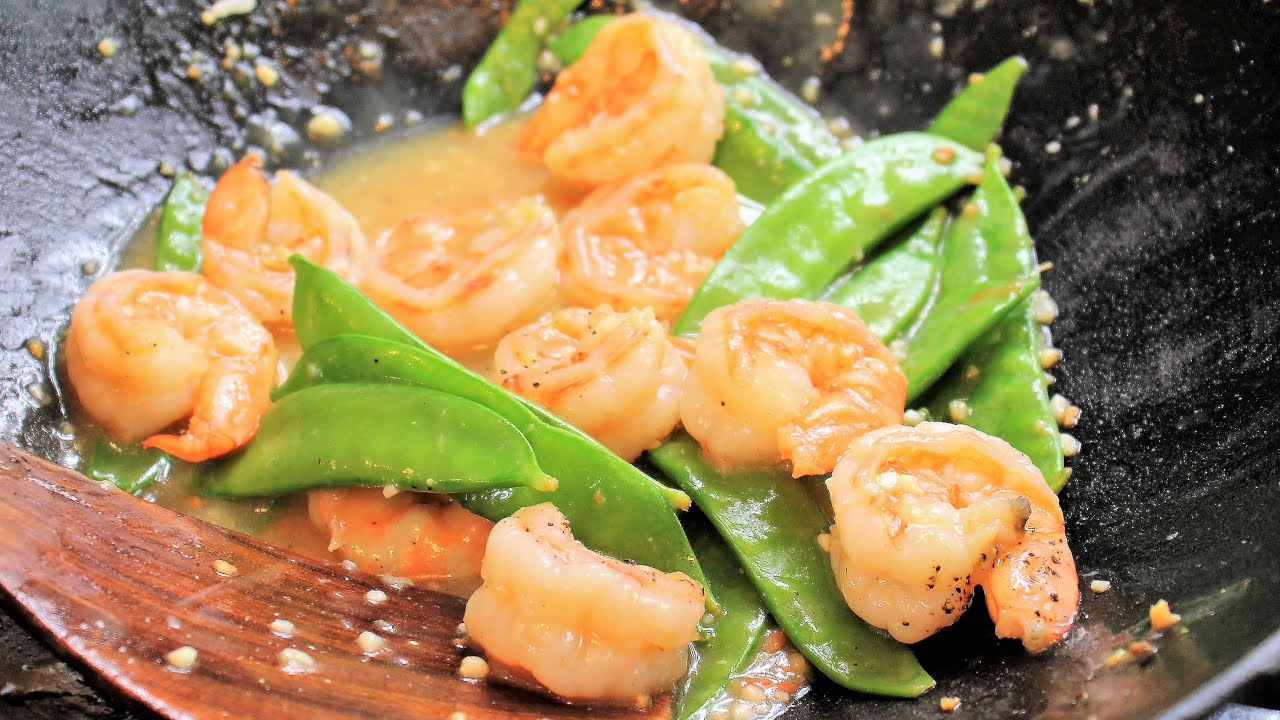 Shrimp with Pea Pods | It's Only Food w/ Chef John Politte