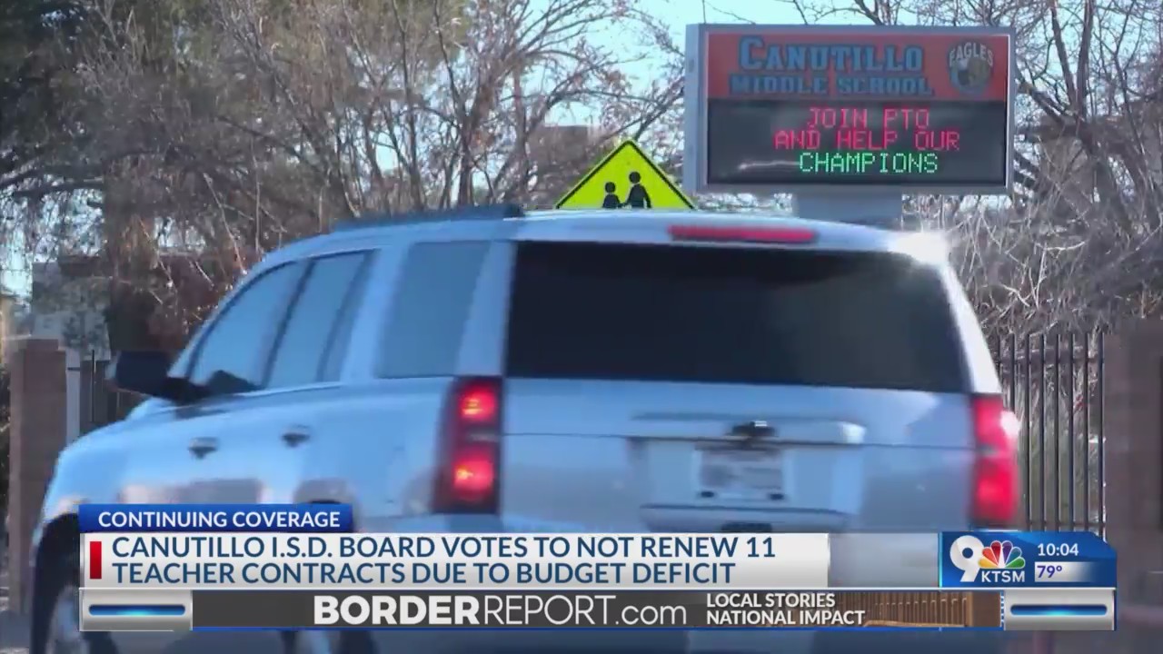 Canutillo ISD board votes to cut 11 teacher jobs
