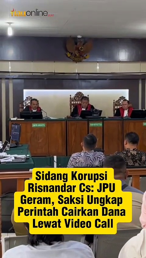Sidang Korupsi Risnandar Cs: JPU Geram, Saksi Ungkap Perintah Cairkan Dana Lewat Video Call