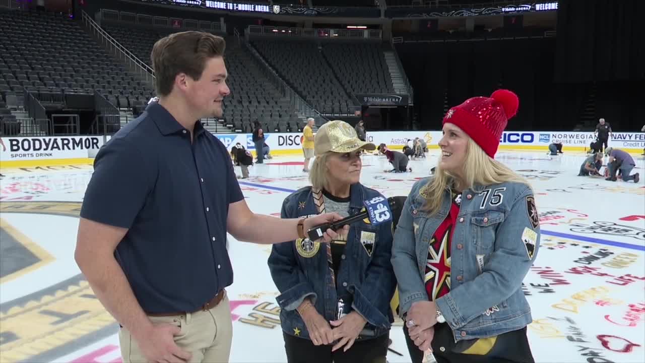 VGK fans thank Golden Knights for Season 8 memories by coating the Fortress