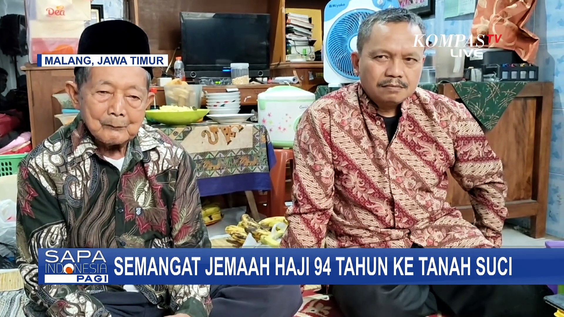 Cerita Sastro Wasiyo, Jemaah Haji Tertua dari Malang Berusia 94 Tahun