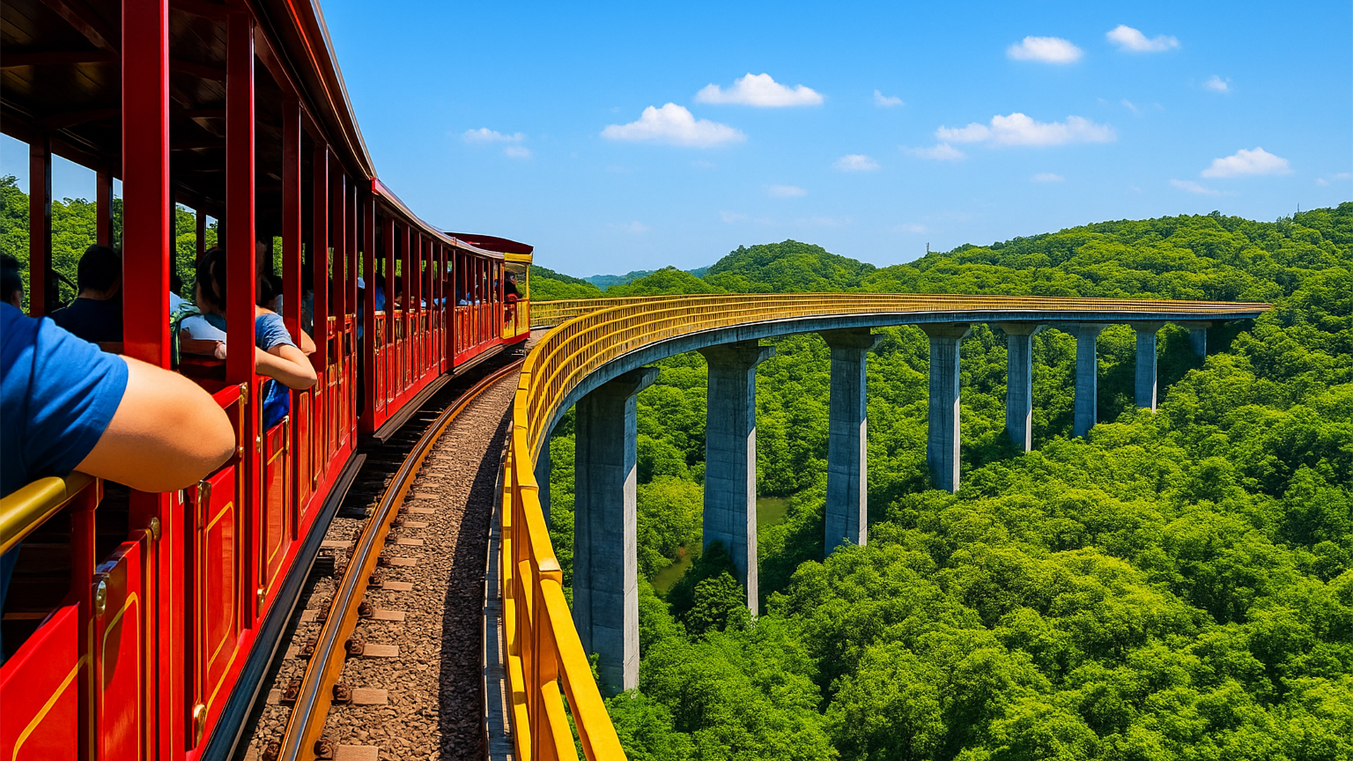 Scenic Forest Train in China: Ride Through Stunning Nature!