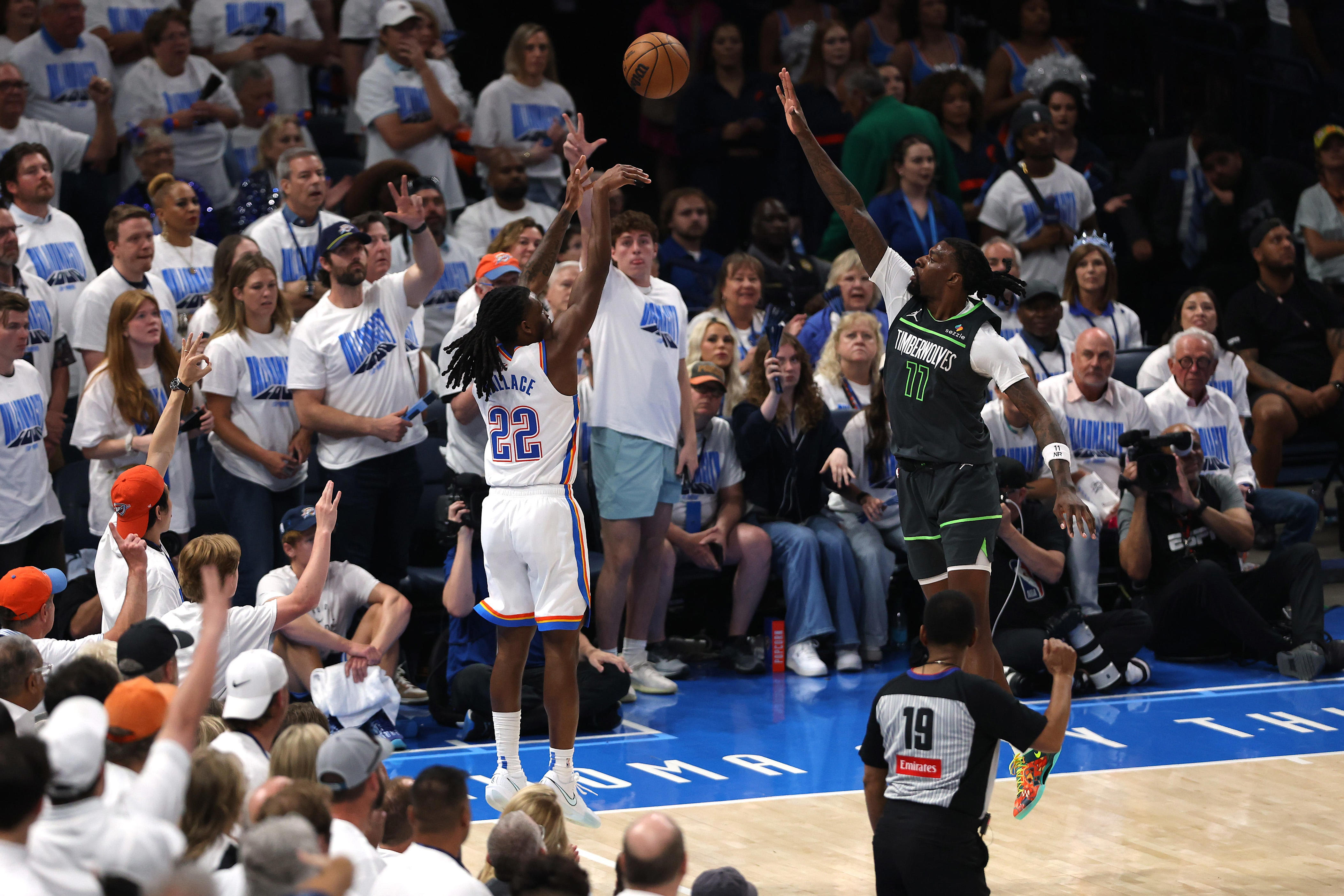 Here's what the Thunder, Timberwolves said at their May 21 NBA playoff ...