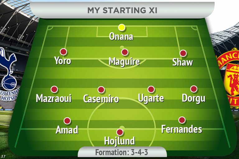 Man United predicted line-up in Europa League final vs Tottenham - Yoro ...