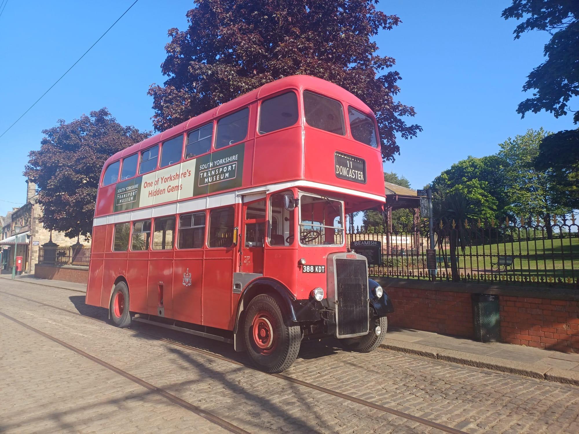 Vintage Doncaster bus heads north to world famous Beamish museum