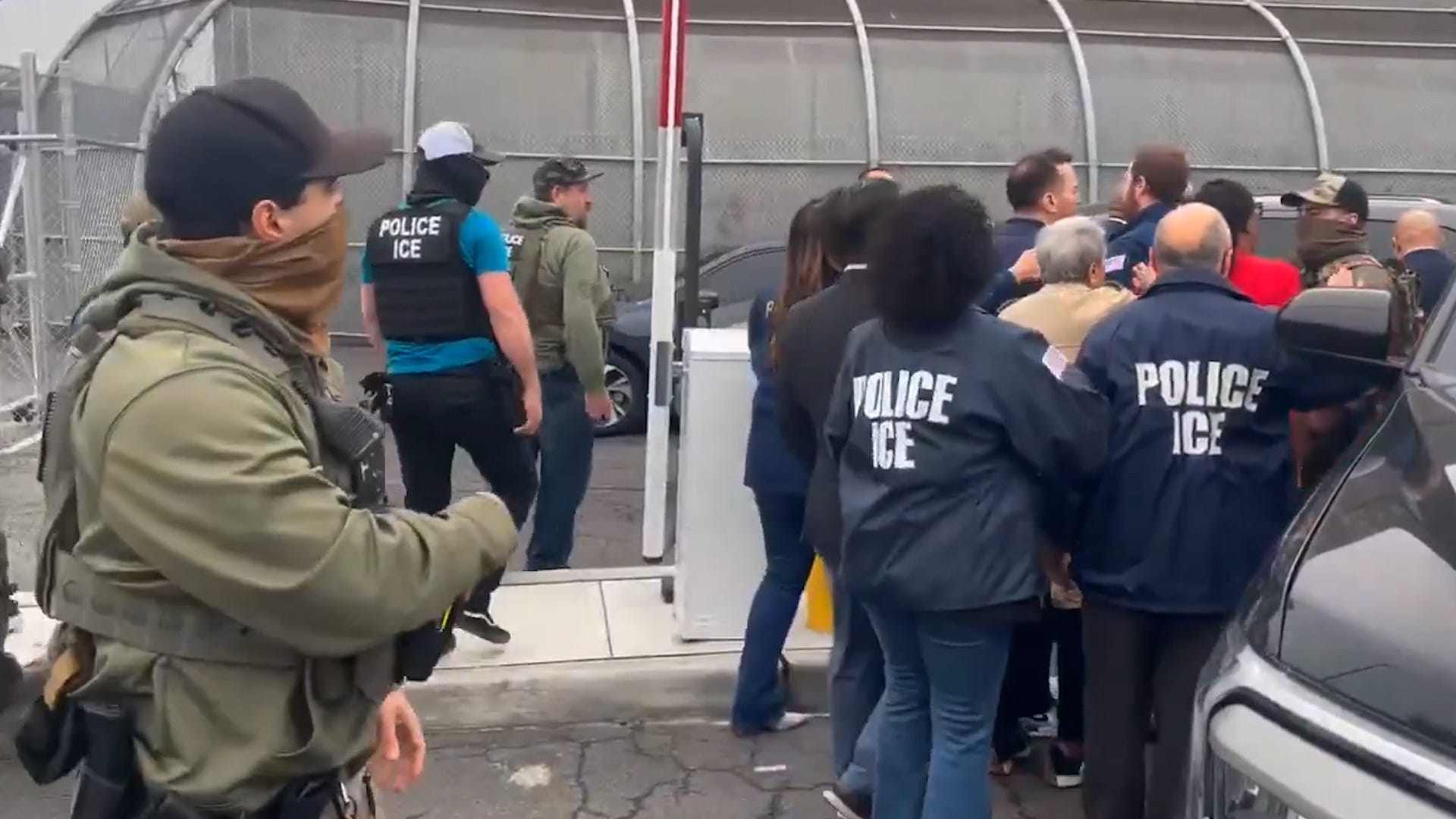 'No member is safe from political retaliation': Democrats rally for Rep ...