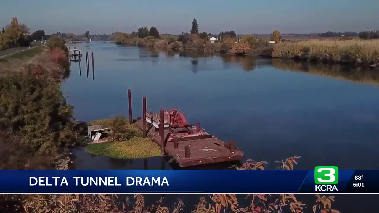 Why is Gov. Newsom trying to fast-track the Delta tunnel project?