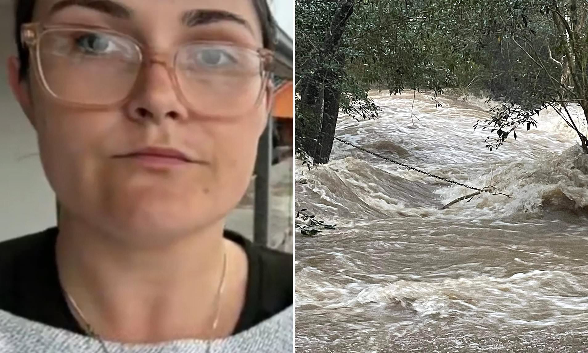 Huge rain bomb breaks 100-year-old record as floods inundate towns and ...