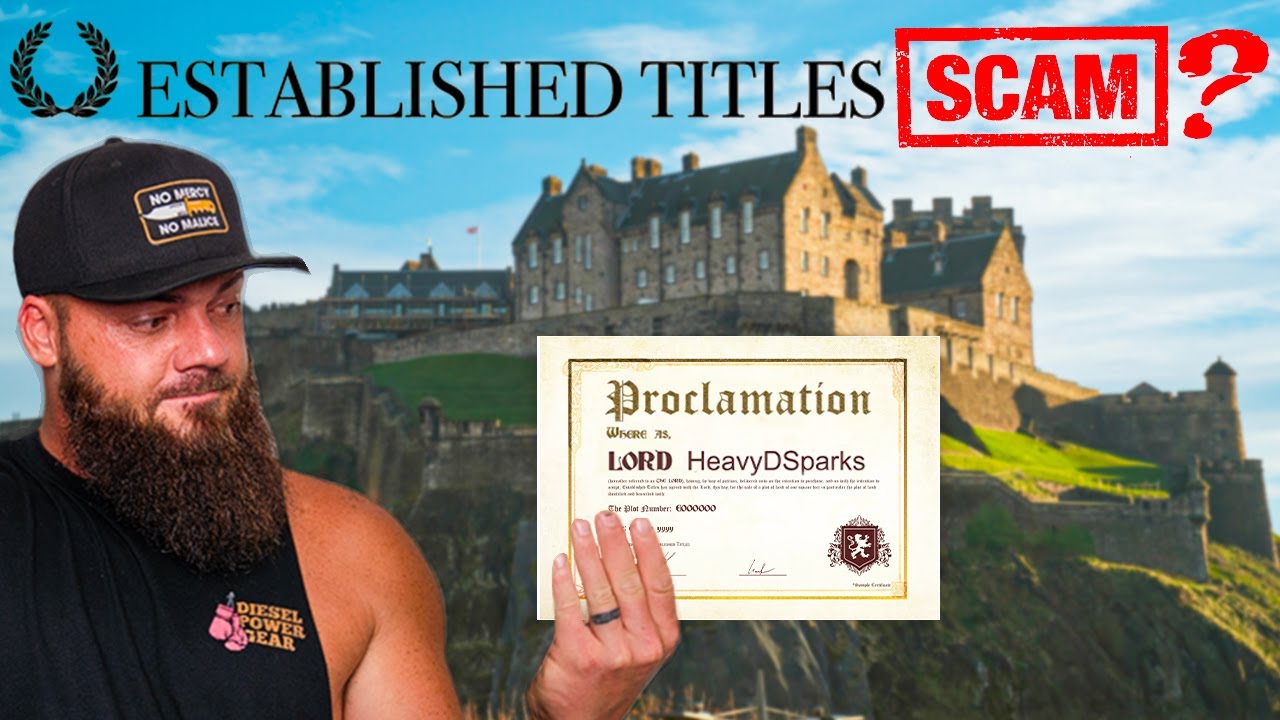 Watch As We Investigate Established Titles in Scotland