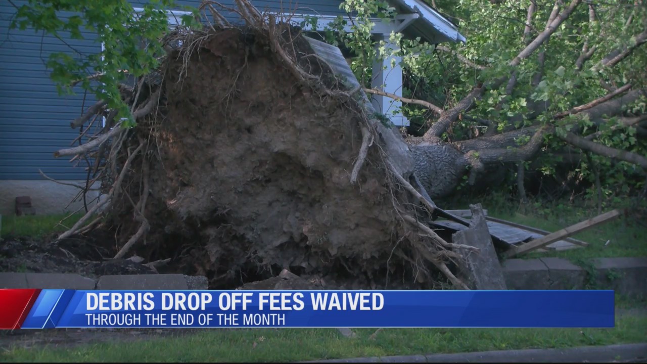 Debris Drop Off Fees Waived