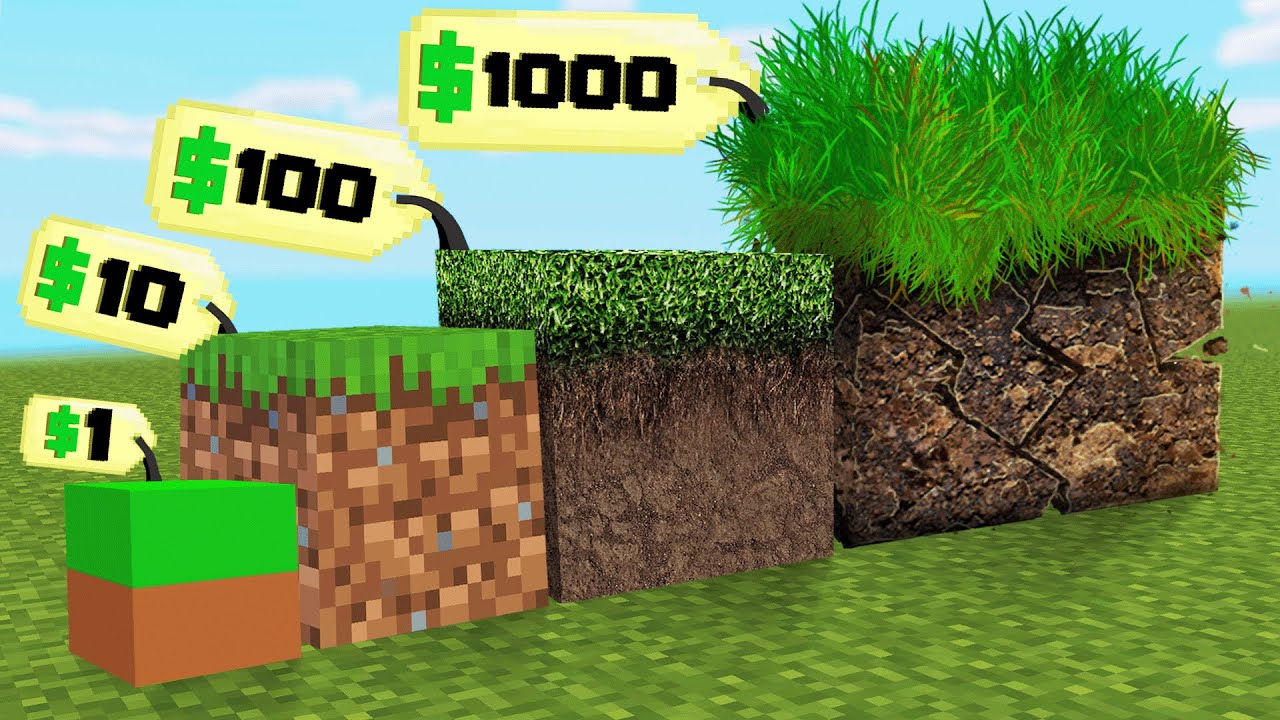 Minecraft but I Can Buy Realism