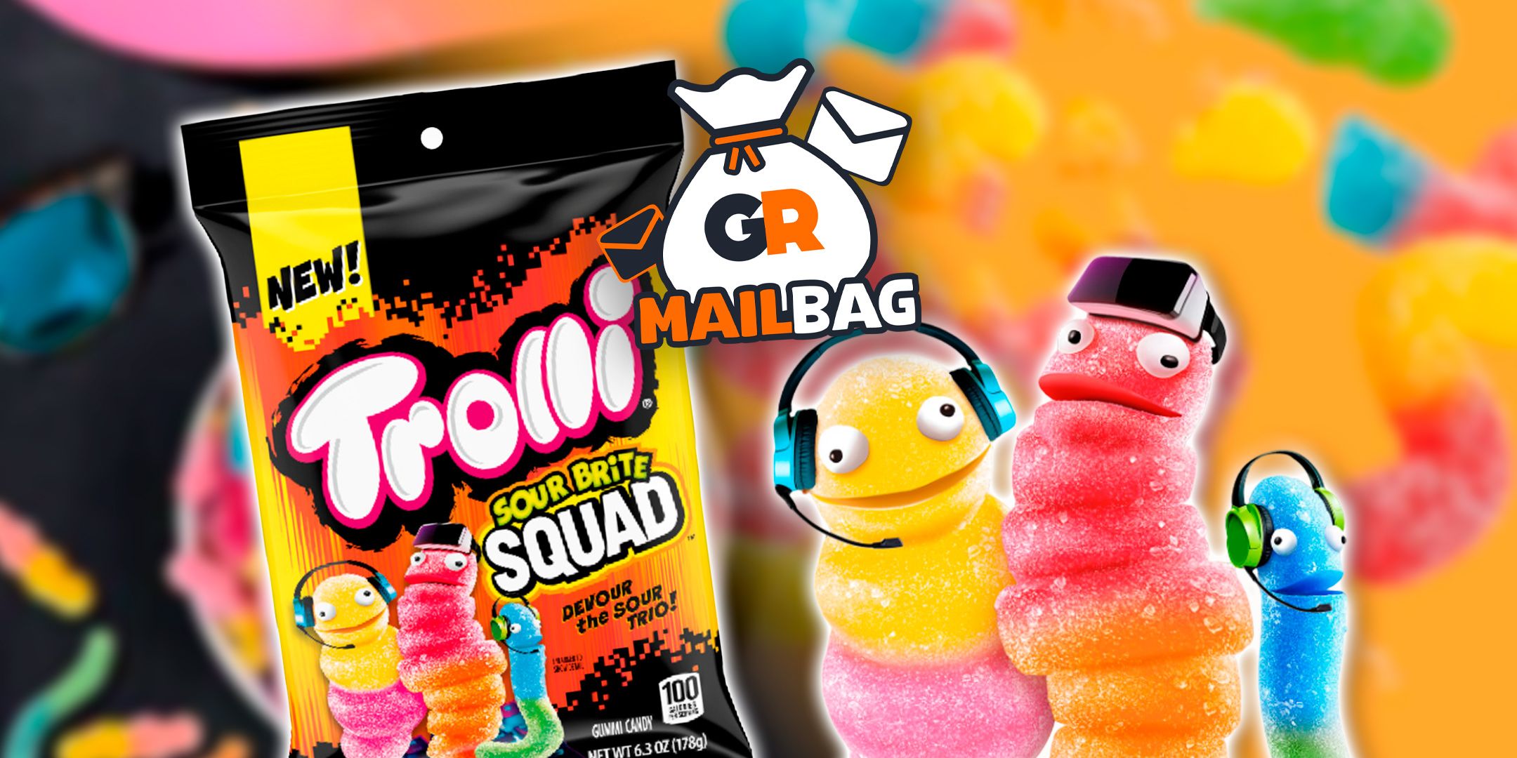 Trolli Sour Brite Squad Unboxing - Game Rant Mailbag