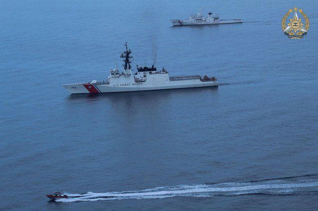 Philippine, US Coast Guards join military drills off Palawan, Occidental Mindoro