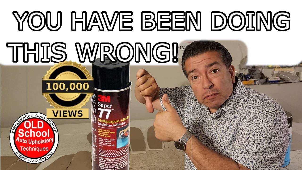 Using Unreliable Spray Can Adhesive? Try This Upholstery Glue Instead