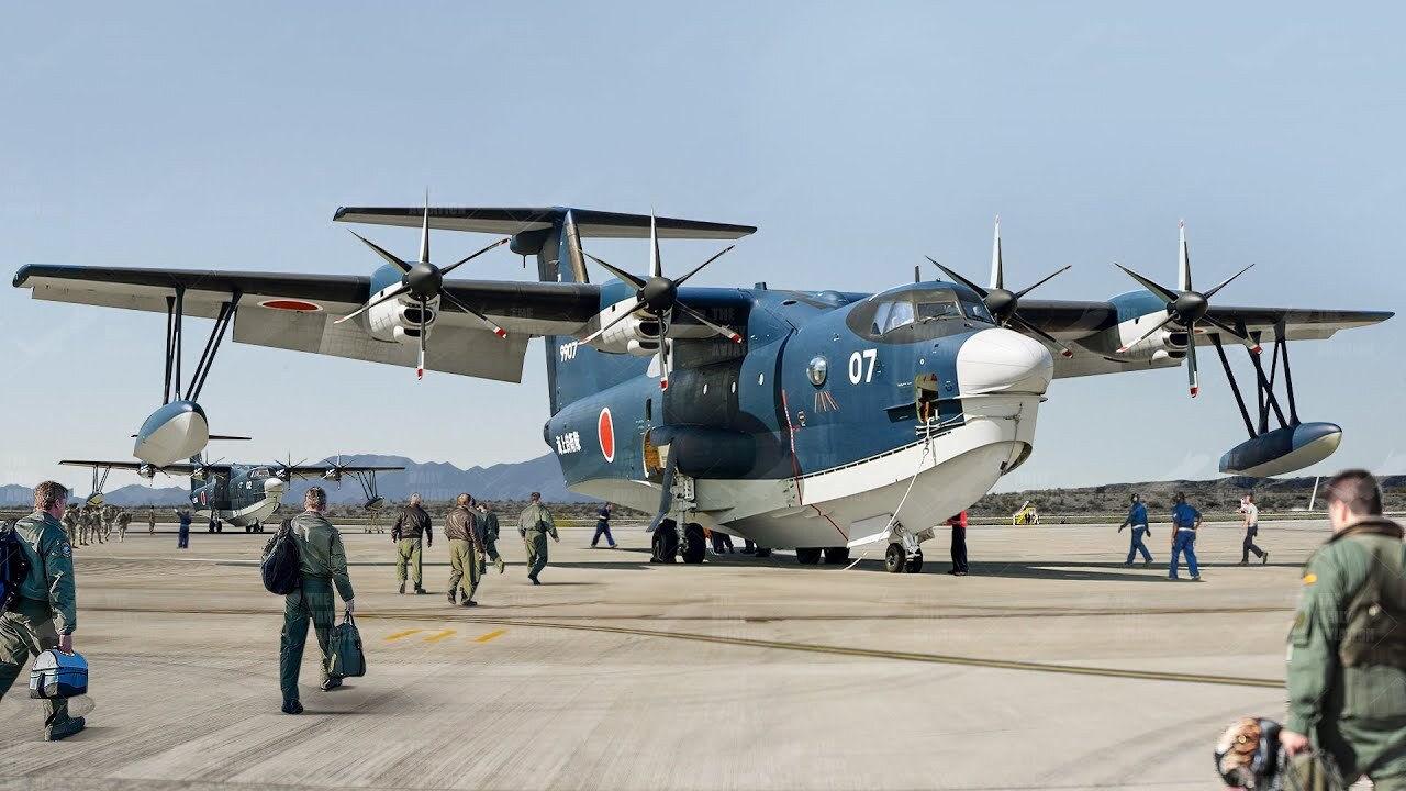 Starting World’s Most Advanced Japanese Seaplane For Intense Mission