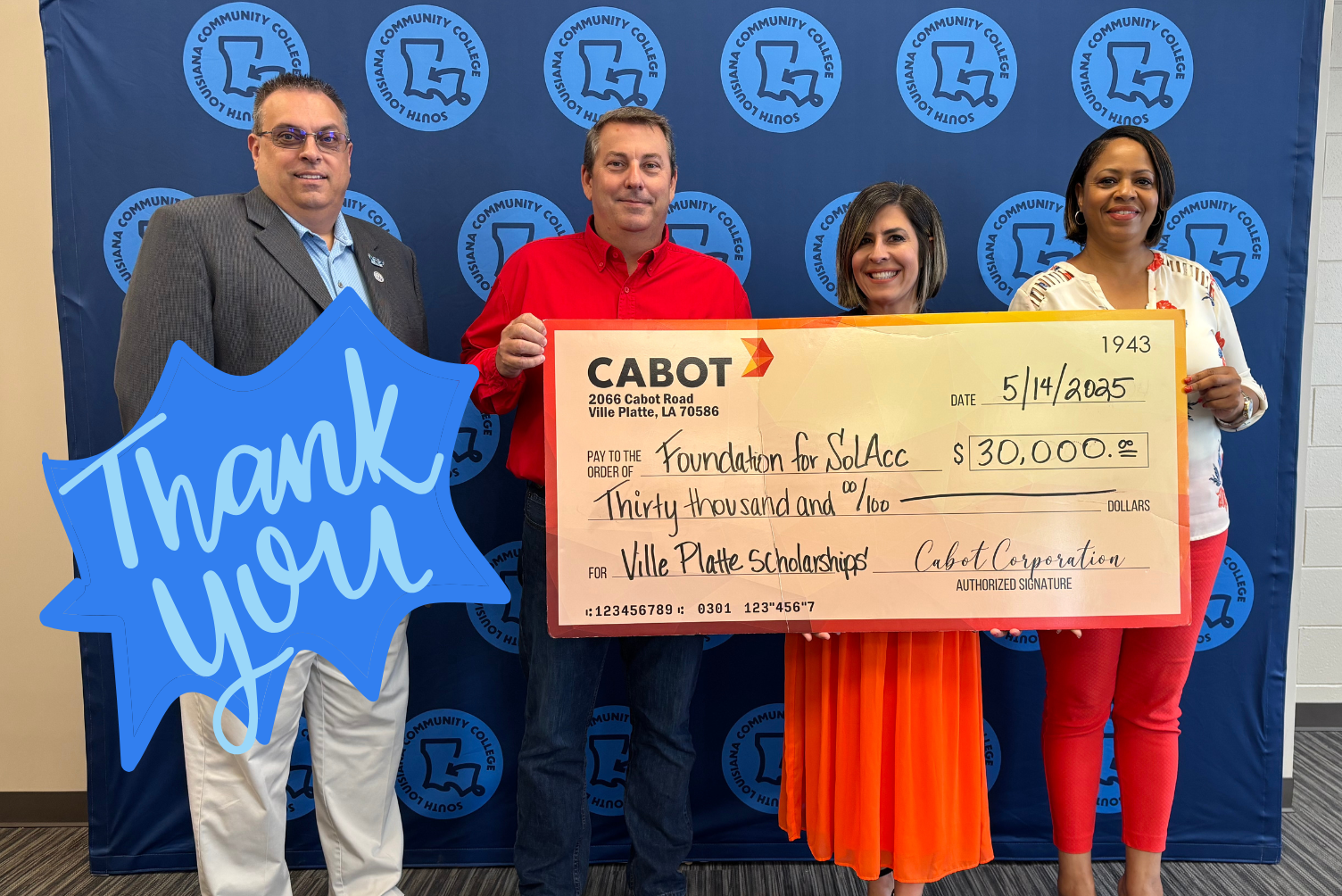 Cabot Foundation awards $30,000 to SoLAcc for Ville Platte student ...