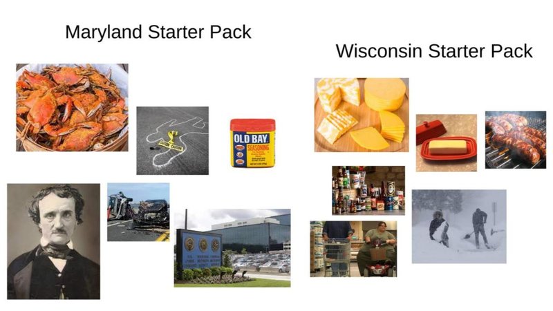 50 Starter Packs Describing Every US State Perfectly