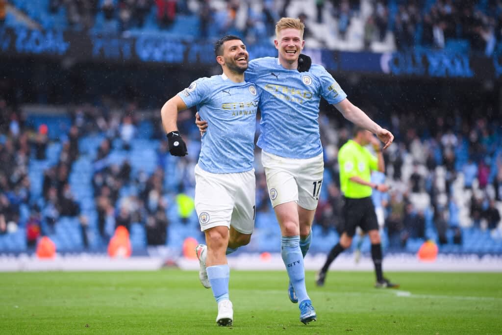 Sergio Aguero sends hilarious farewell message to Kevin De Bruyne after ...
