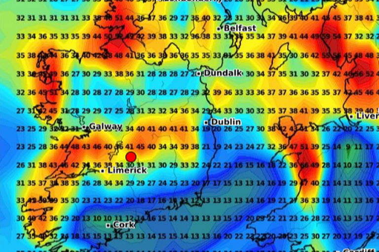Ireland weather: Weather maps show when wall of rain will drench ...