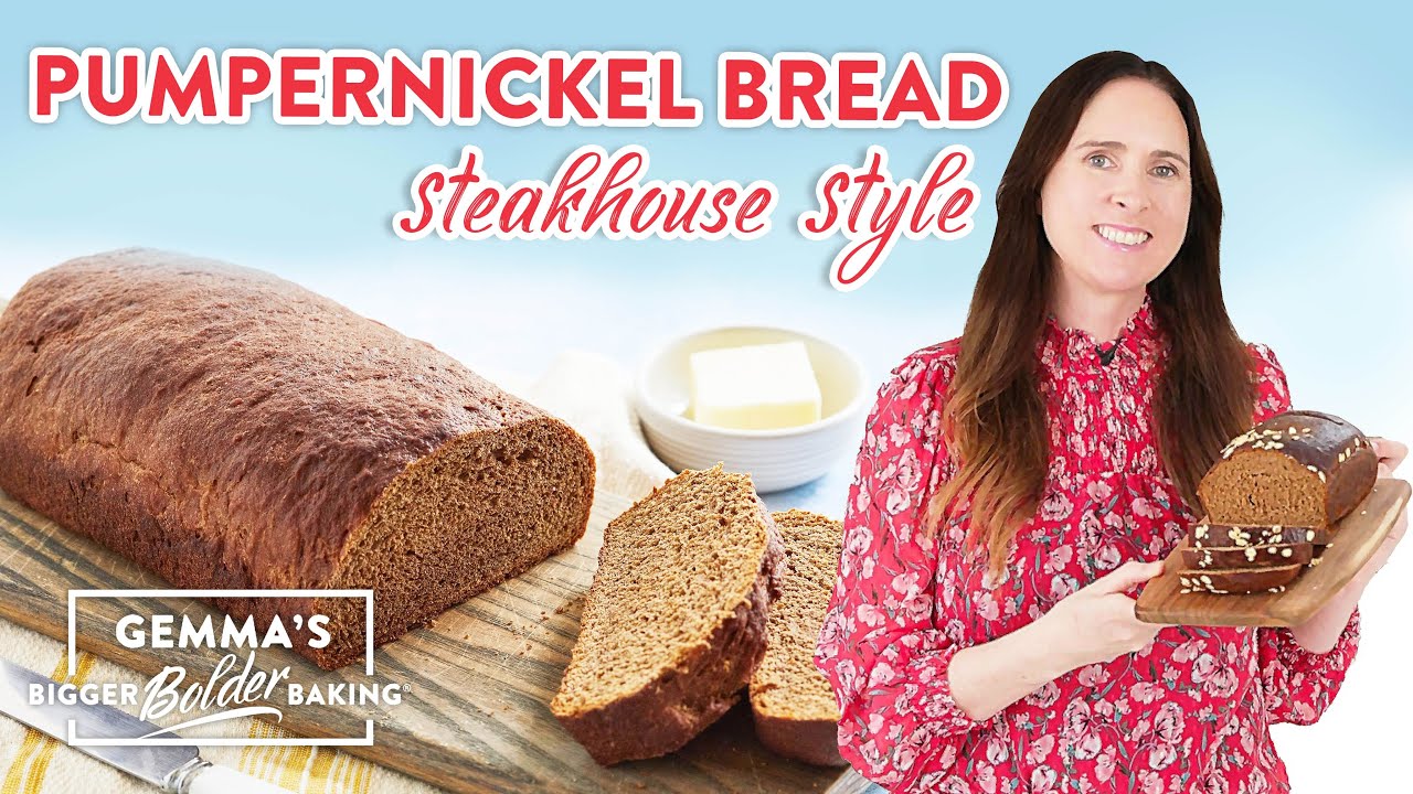 Steakhouse-Style Pumpernickel Bread Recipe