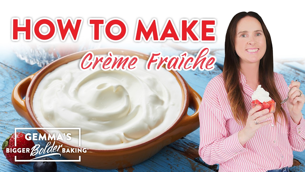 Easy Creme Fraiche Recipe (Just 2 Ingredients!)