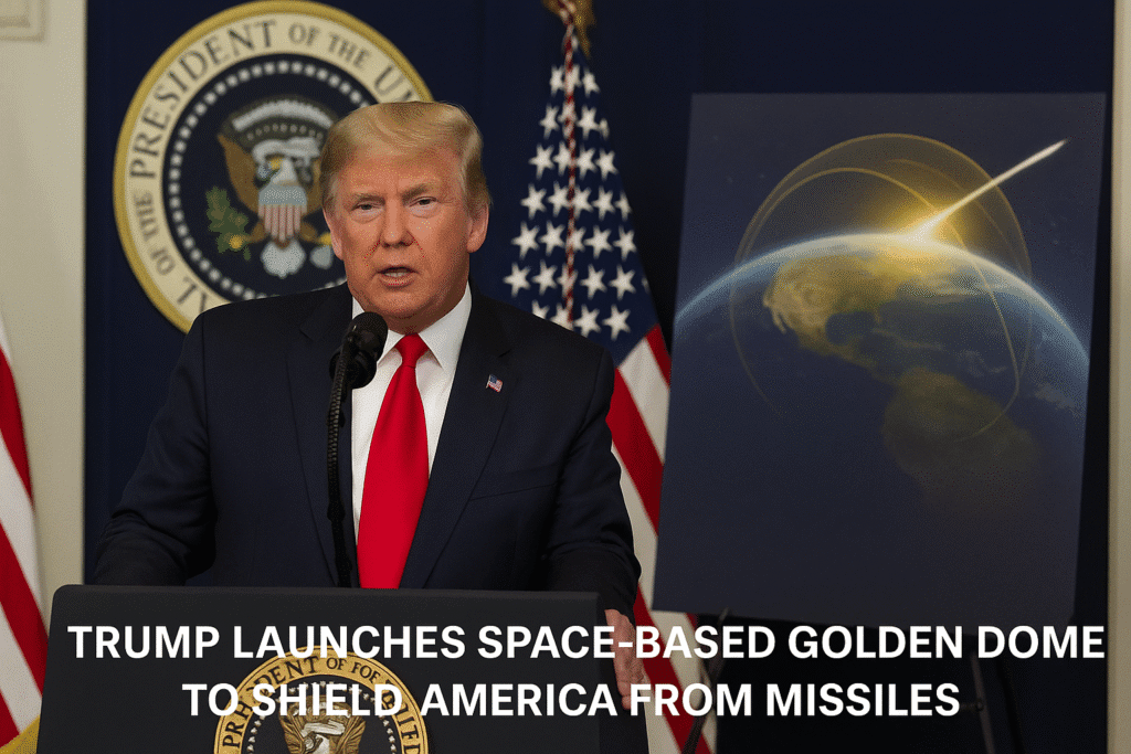 Space Weapons Incoming? U.S. Reveals $175B ‘Golden Dome’ Shield to Stop Hypersonic Missiles