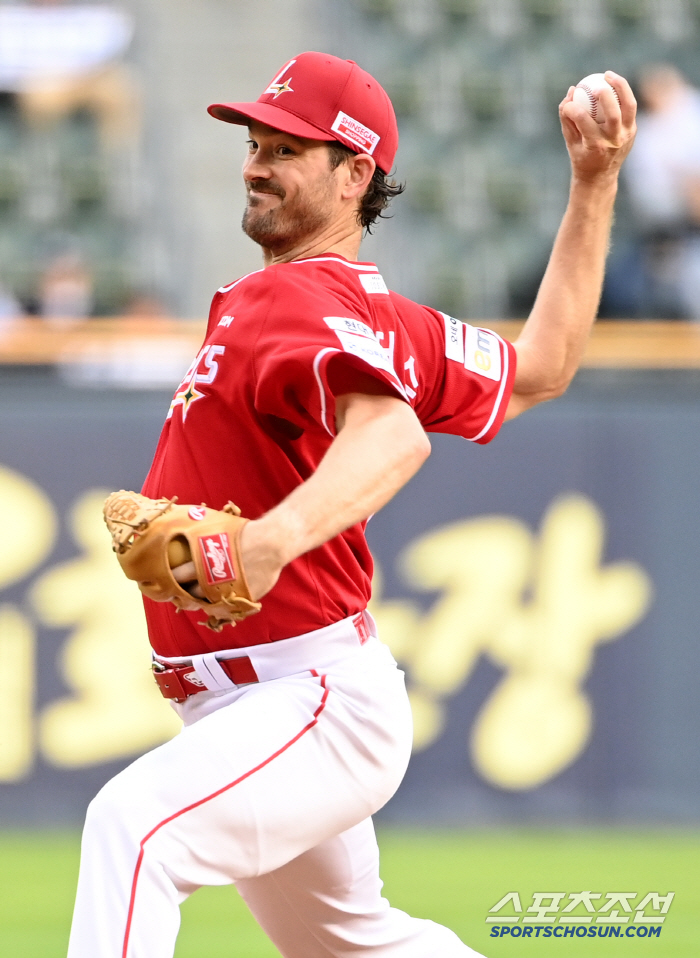 [포토] SSG 선발투수 앤더슨의 역투