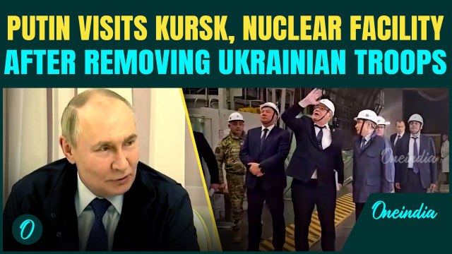 Putin Tours Kursk, Nuclear Facility After Ukrainian Troops’ Withdrawal ...