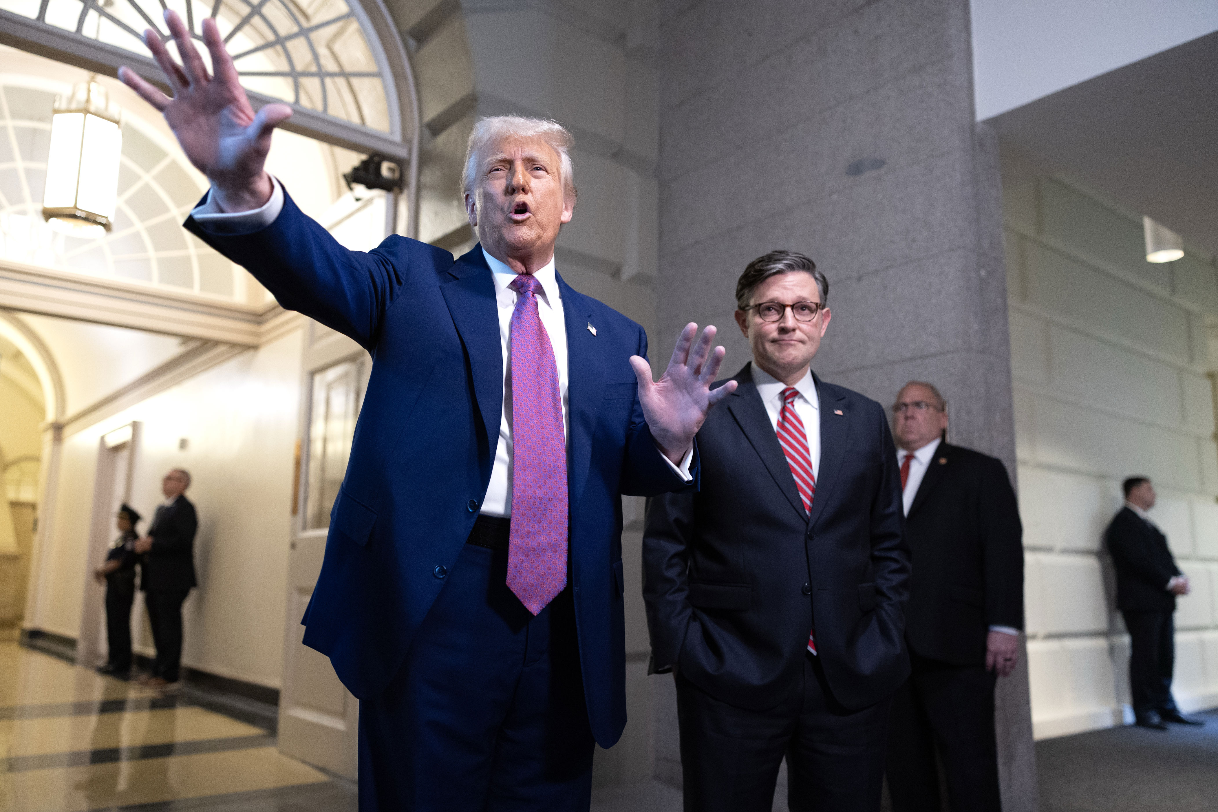 Johnson backs off claim that Trump was an ‘FBI informant’ in Epstein case