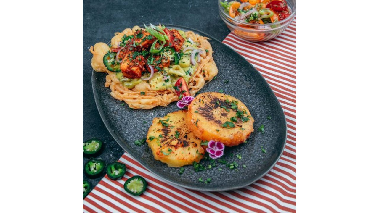 Crafting the Perfect Funnel Cake & Al Pastor Skewer Feast