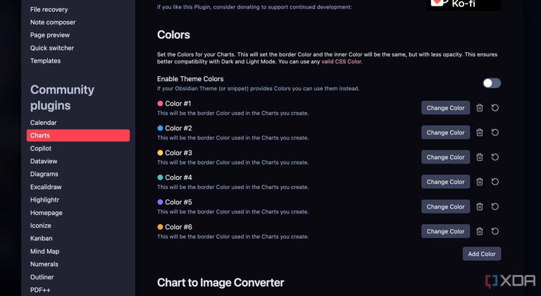 Here's how I insert interactive charts in my Obsidian pages