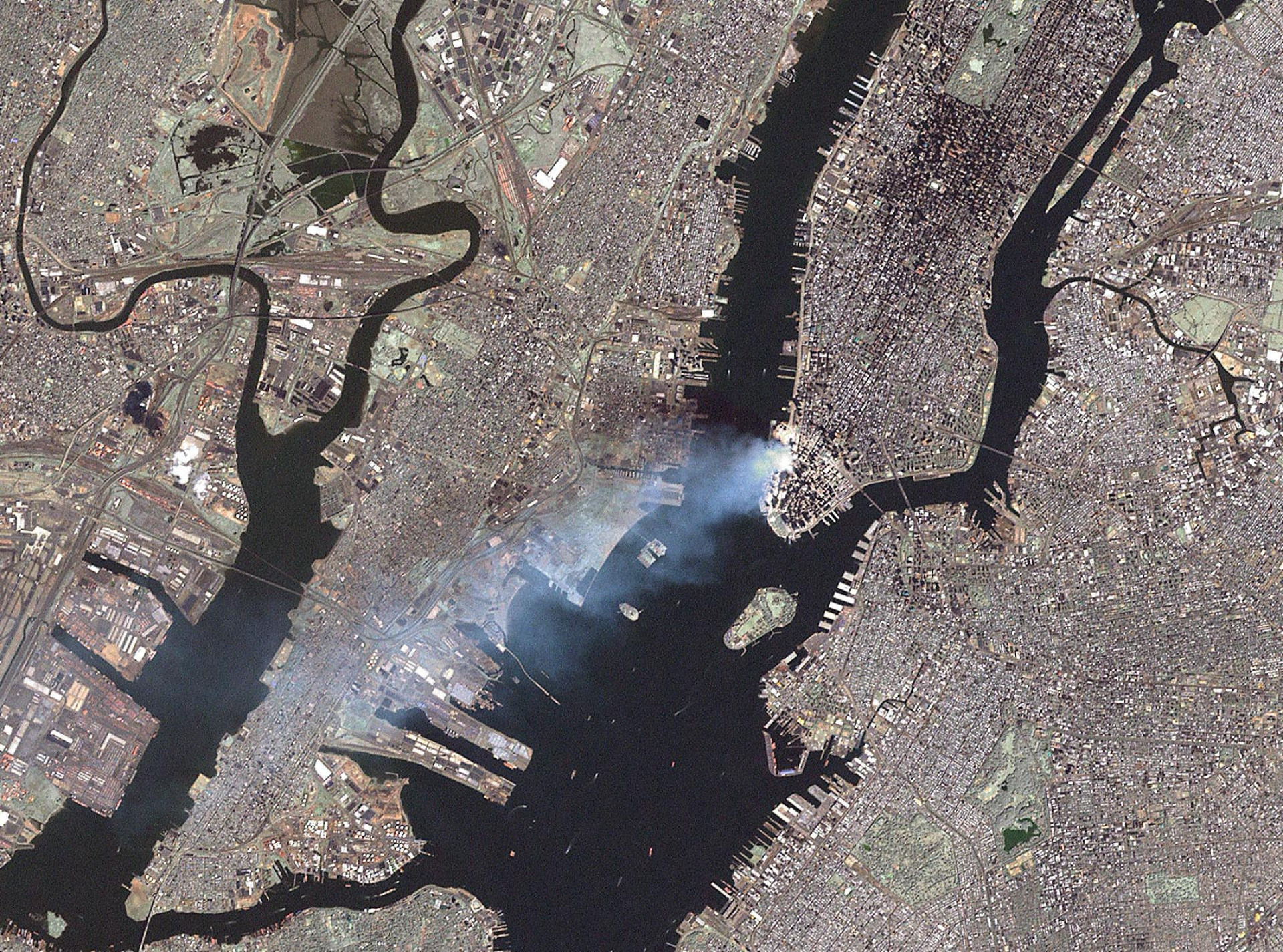 9/11 and other historical events captured from space