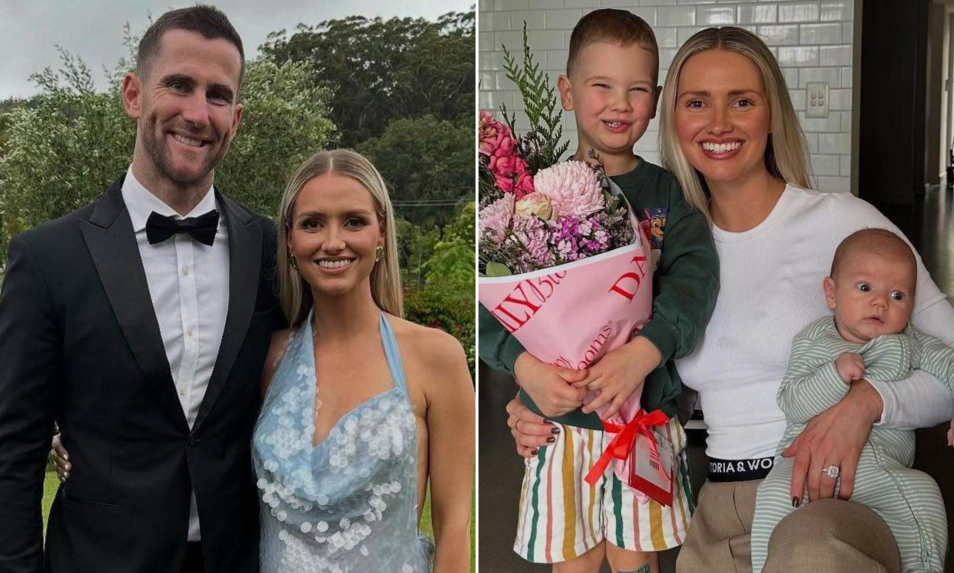 Footy star Jeremy Howe's wife Kahlia opens up about her miscarriage for ...