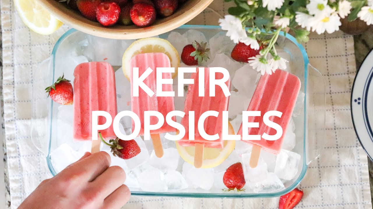 Homemade Kefir Popsicles + Some Personal News!