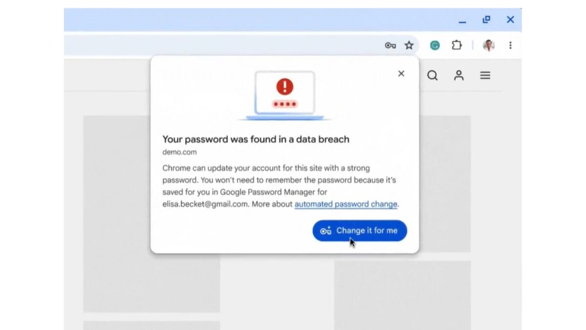 Google Chrome will now automatically change your bad passwords, just like 1234 and done