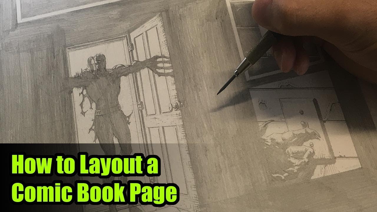 How to Draw Comics - Page Layout (Fully Narrated Tutorial)